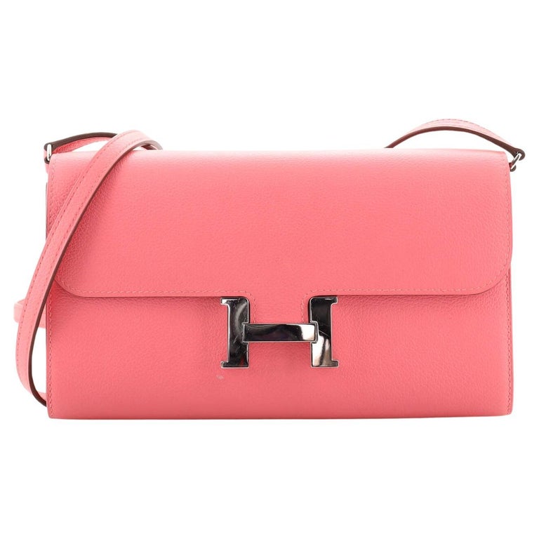 Hermes Constance To Go Wallet Evercolor For Sale at 1stDibs