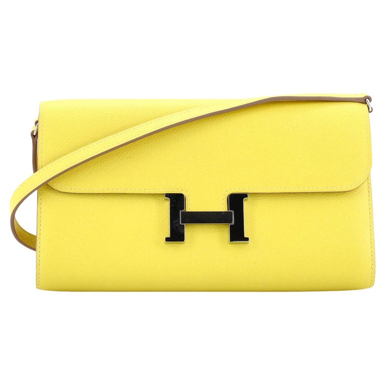 Hermes Constance To Go Wallet Evercolor For Sale at 1stDibs