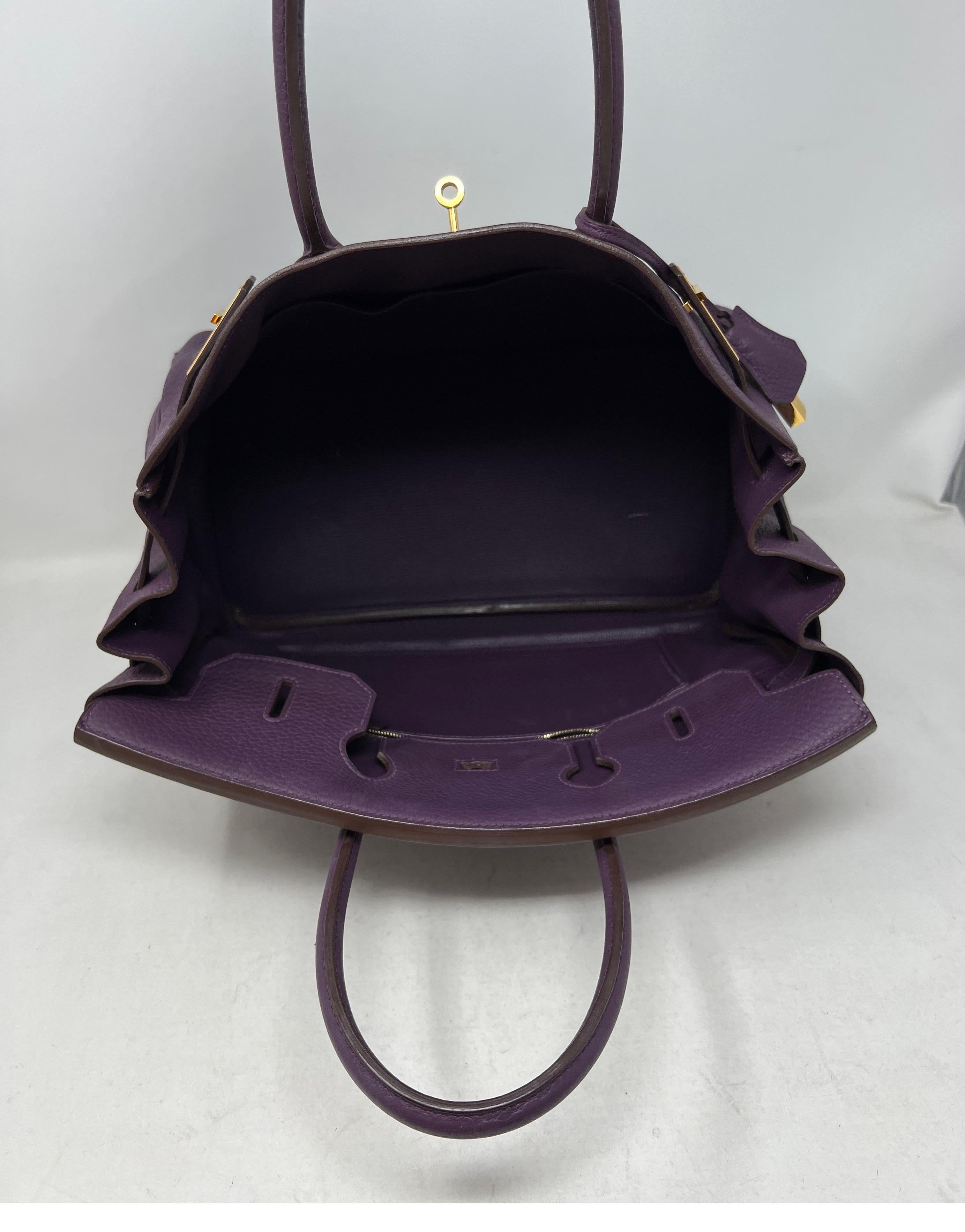 Hermes Crocus Purple Birkin 35 Bag For Sale at 1stDibs