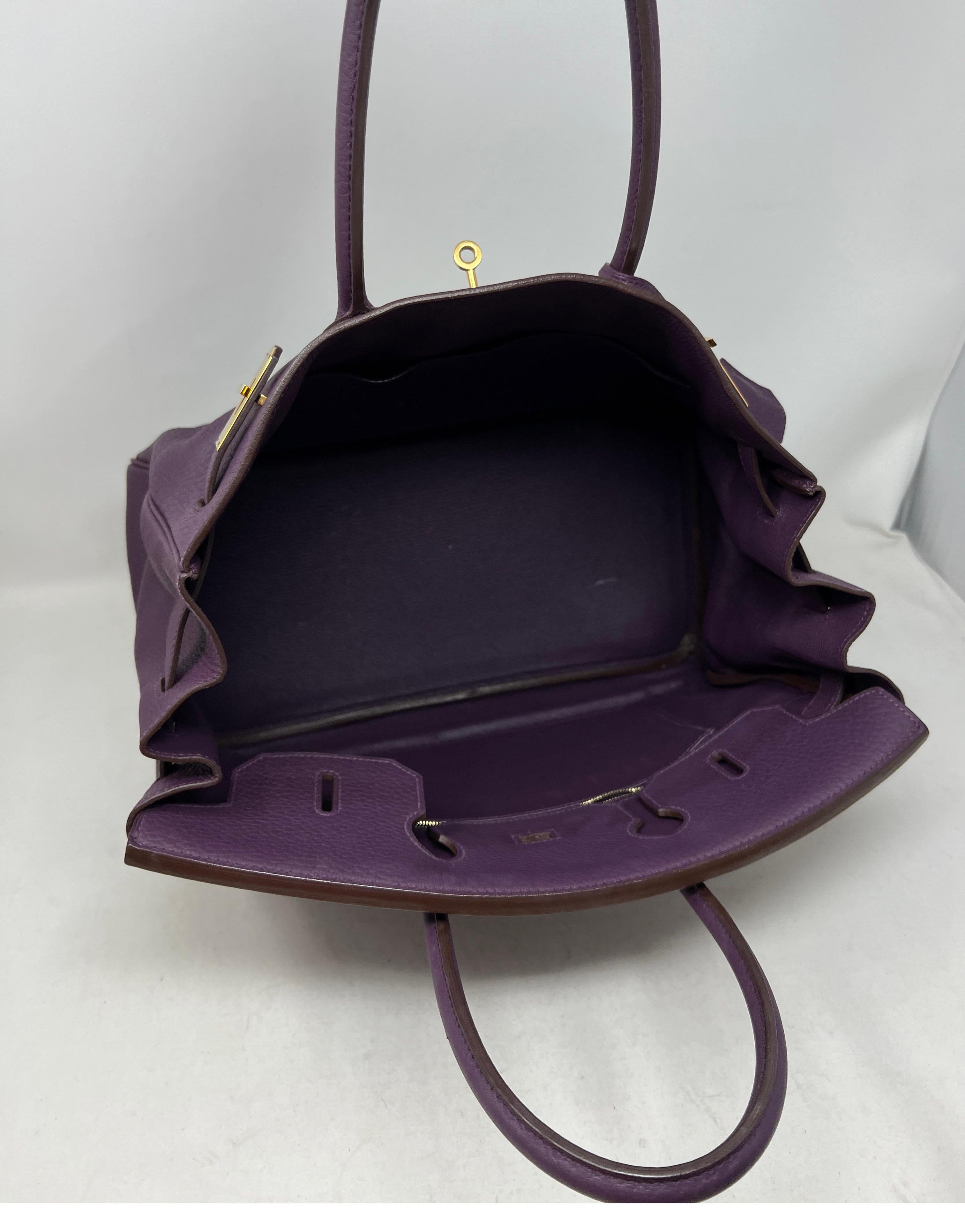 Hermes Crocus Purple Birkin 35 Bag For Sale at 1stDibs