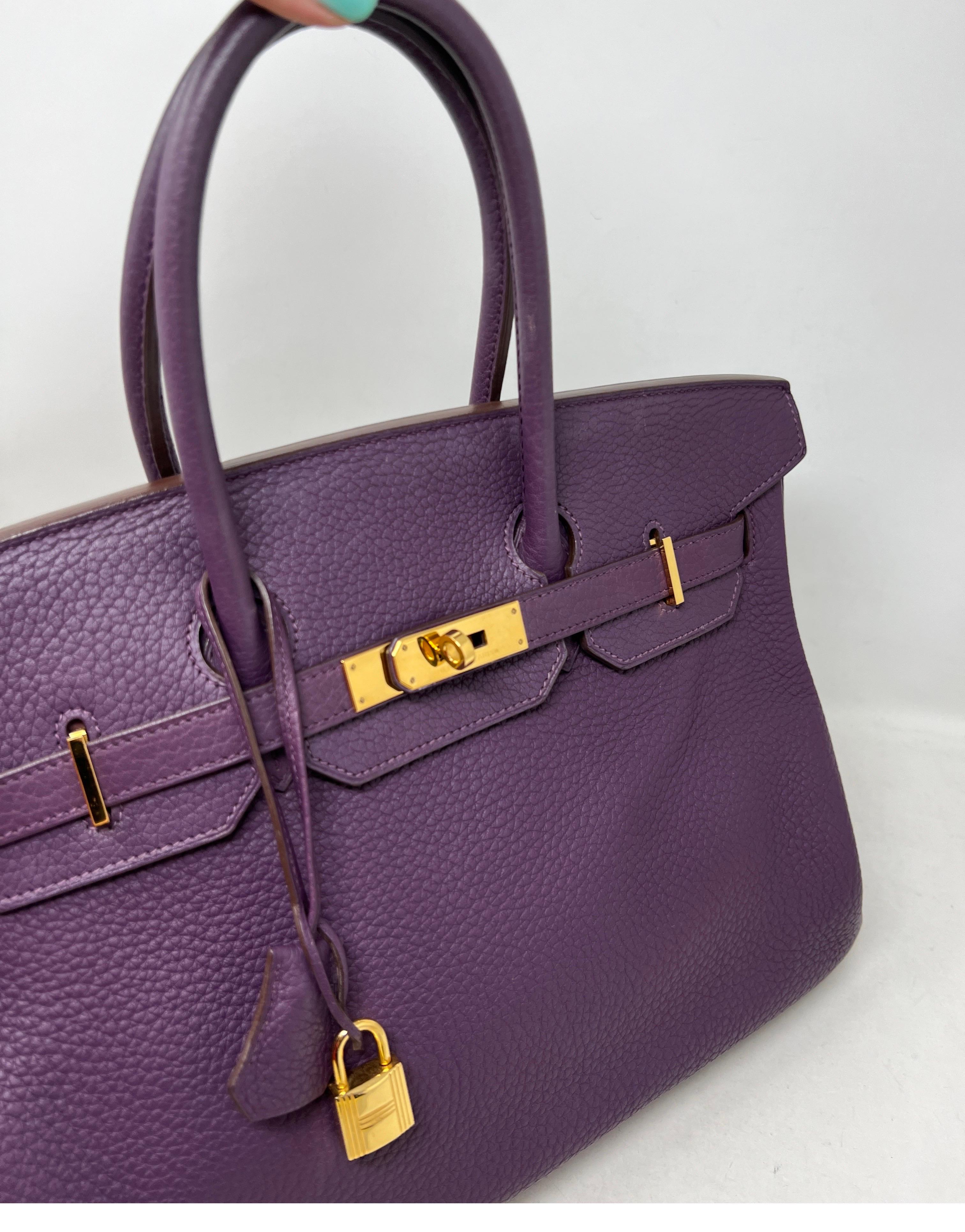 Hermes Crocus Purple Birkin 35 Bag For Sale at 1stDibs