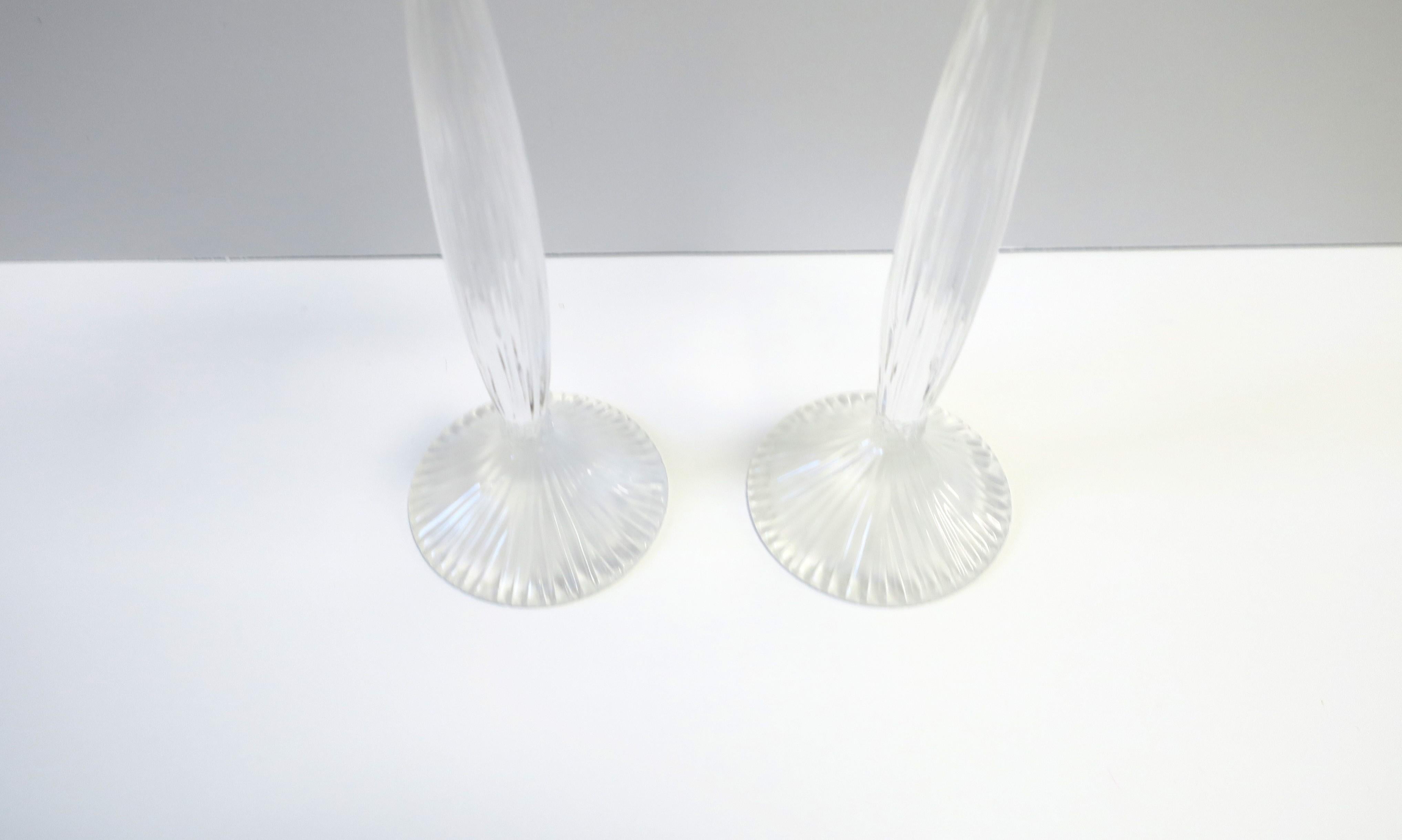 Hermès Crystal Wine or Cocktail Glasses, Pair For Sale at 1stDibs