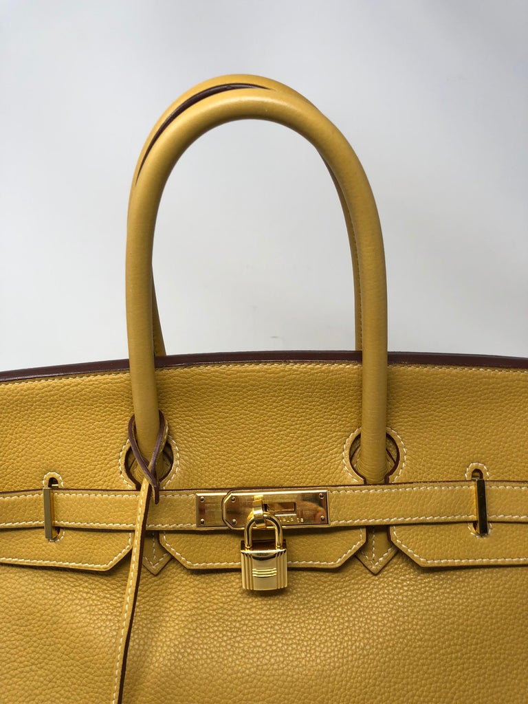 Hermes Curry Yellow Birkin 35 at 1stDibs | hermes birkin curry, hermes ...