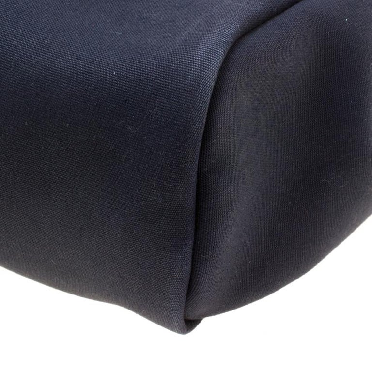 Hermes Denim Blue Fabric and Leather 2-in-1 Herbag Backpack For Sale at ...