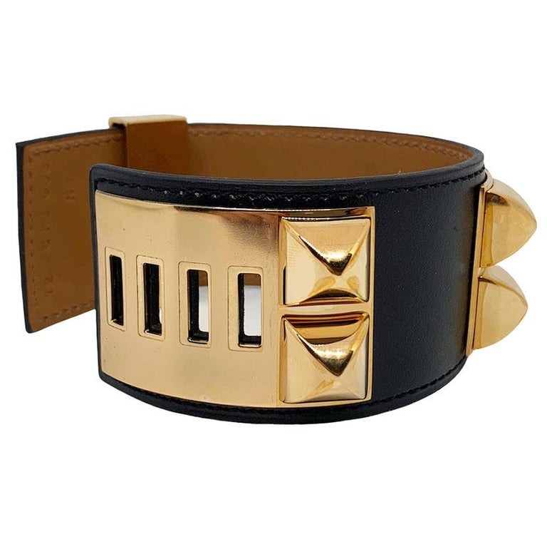HERMES Dog Collar Bracelet at 1stDibs
