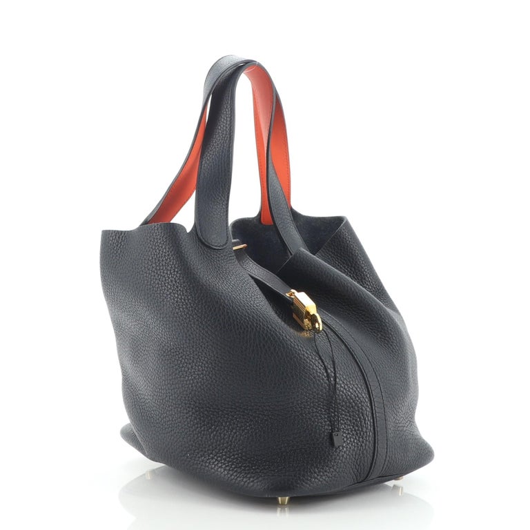 Hermes Eclat Picotin Lock Bag Clemence MM at 1stDibs