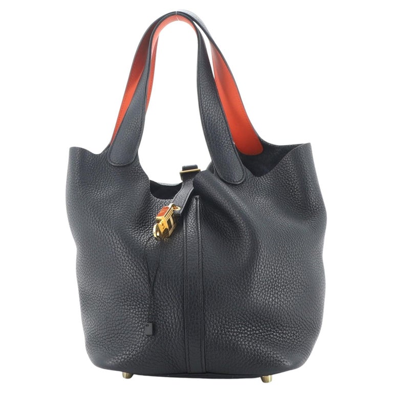 Hermes Eclat Picotin Lock Bag Clemence MM at 1stDibs