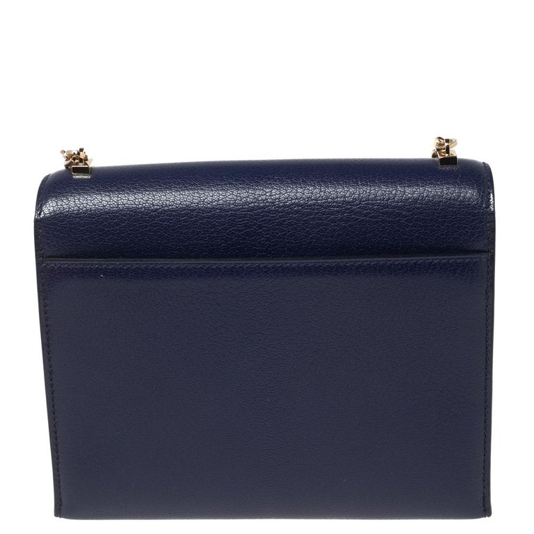 Hermes Encre Chevre Leather Mini Verrou Chaine Bag at 1stDibs