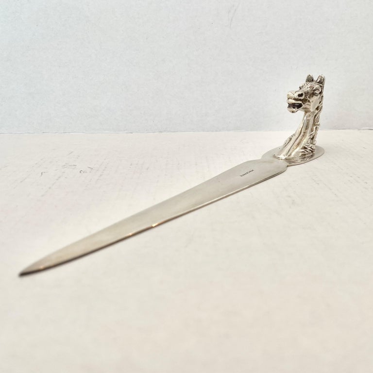 Hermes Equestrian Letter Opener, 1960s France For Sale at 1stDibs