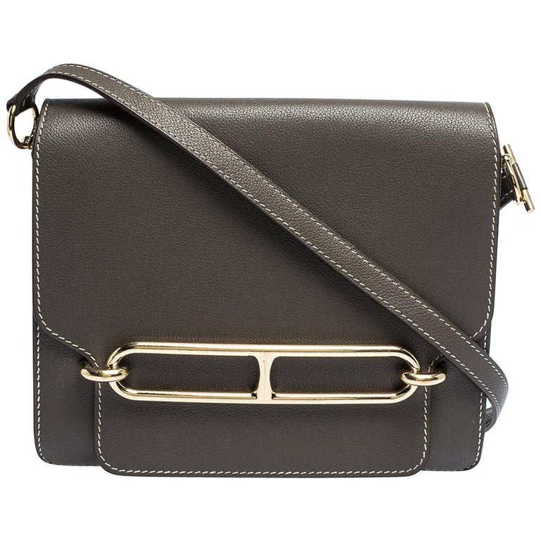 Hermes Etoupe Evercolor Leather Roulis 23 Bag at 1stDibs | hermes ...