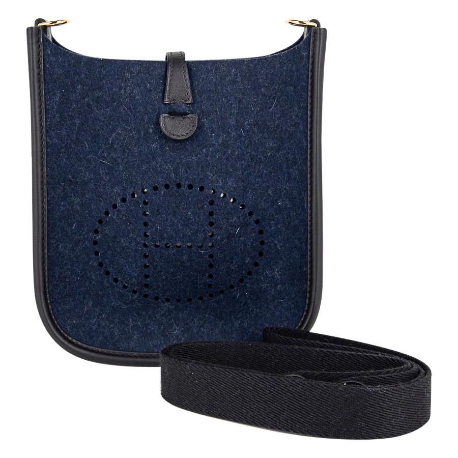 Hermes Cognac Leather Canvas "H" Logo Men's Women's Crossbody Shoulder ...