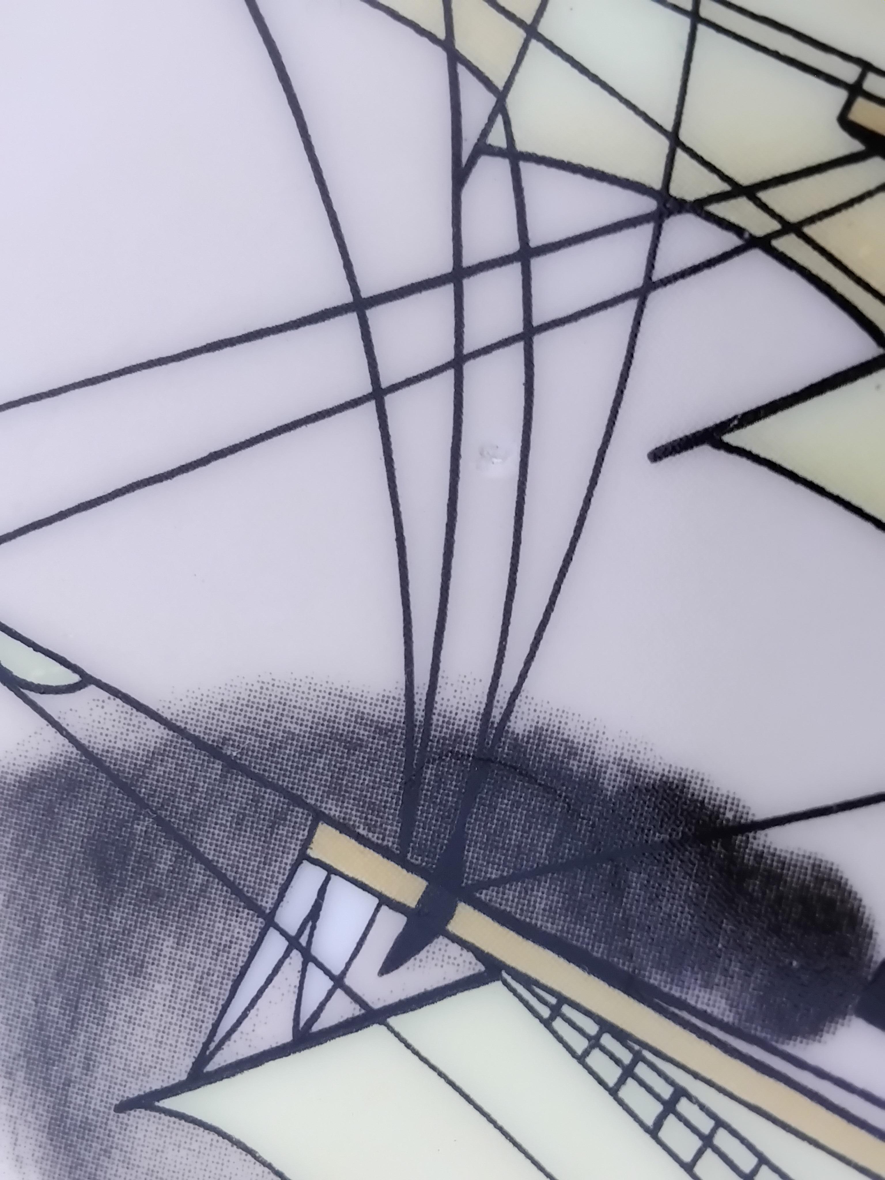 Hermès Frigate Sailing Ship Cigar Ashtray Change Tray Porcelain Gold ...