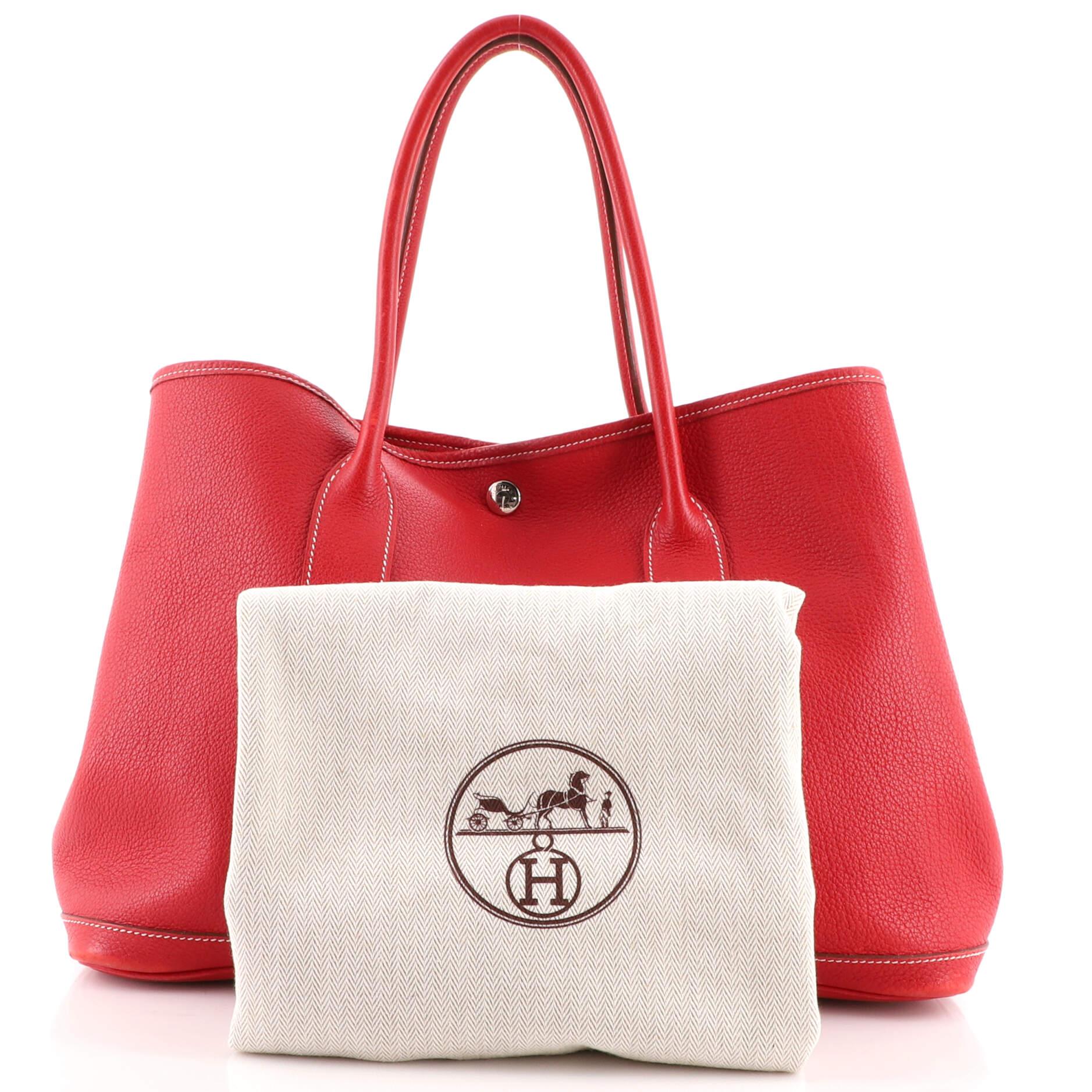 Hermes Garden Party Tote Leather 36 For Sale at 1stDibs