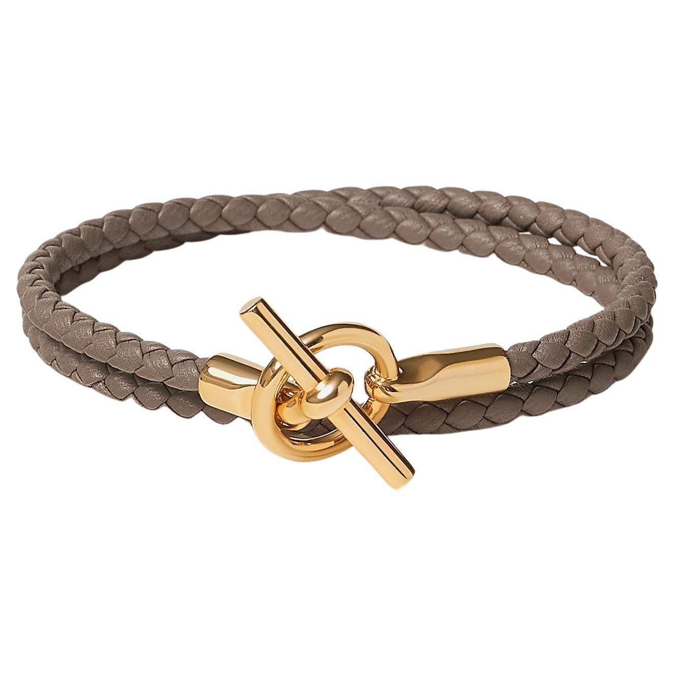 Hermes Bracelet Glenan Double Tour - 9 For Sale on 1stDibs