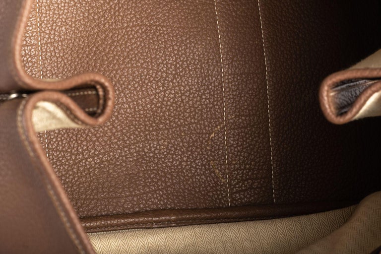 Hermes GM Garden Party Etoupe Negonda at 1stDibs