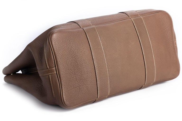Hermes GM Garden Party Etoupe Negonda at 1stDibs