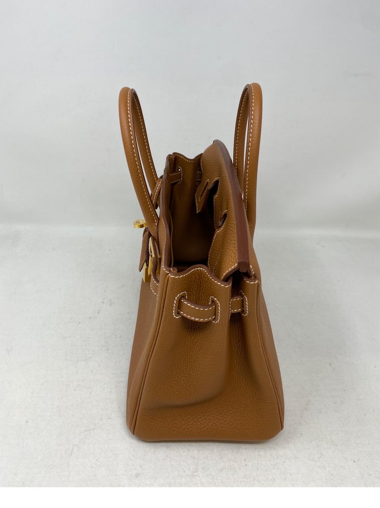 Hermes Gold Birkin 25 Bag For Sale at 1stDibs