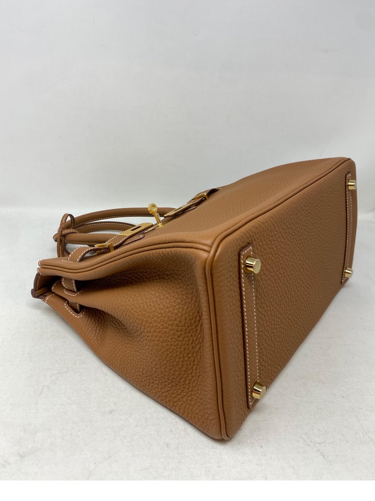 Hermes Gold Birkin 30 Bag For Sale at 1stDibs