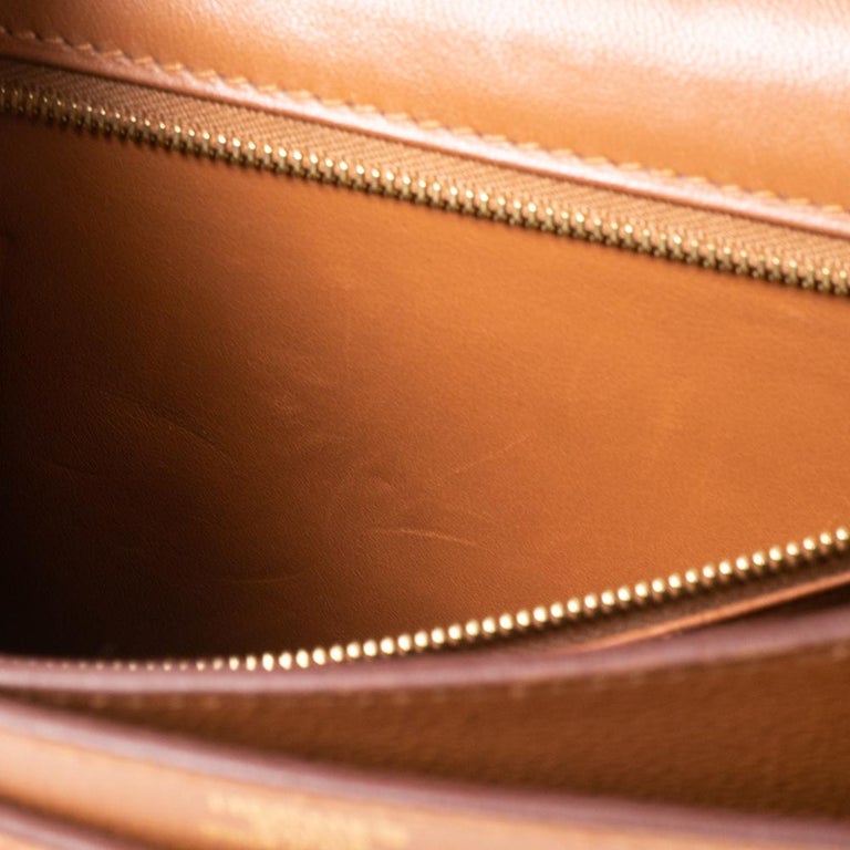 Hermes Gold Evercolor Leather Gold Plated 2002 - 20 Bag at 1stDibs