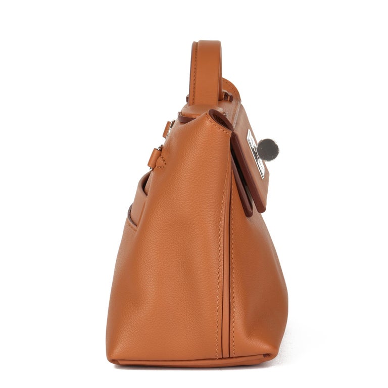 Hermès Gold Evercolour Leather and Swift Leather 24/24 21cm at 1stDibs