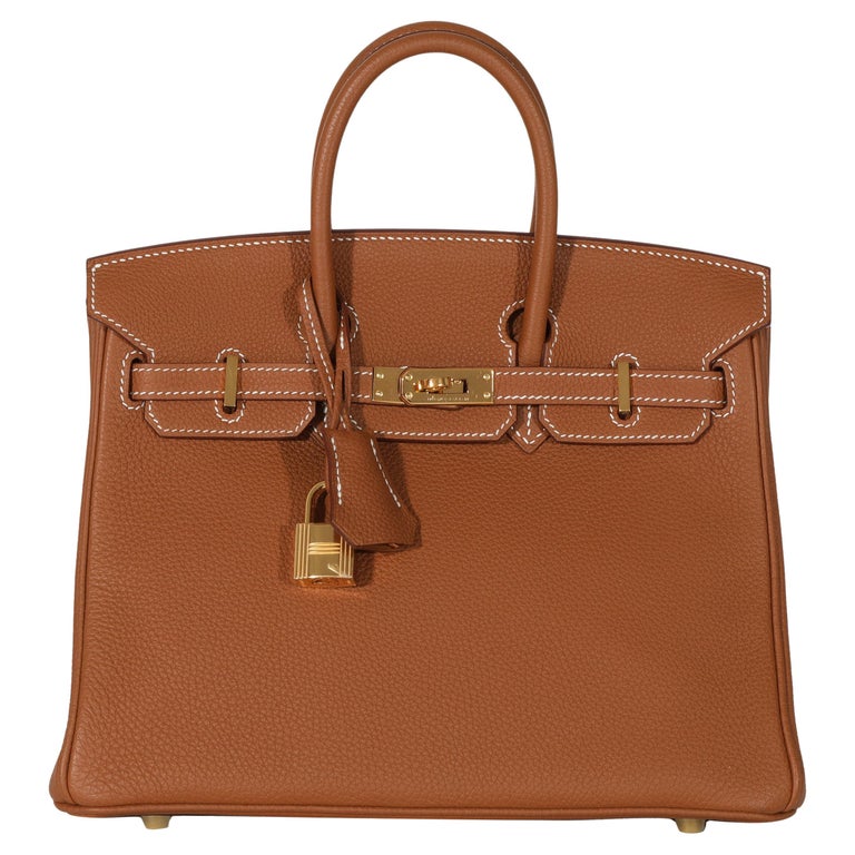 Hermès Gold Togo Birkin 25 GHW For Sale at 1stDibs