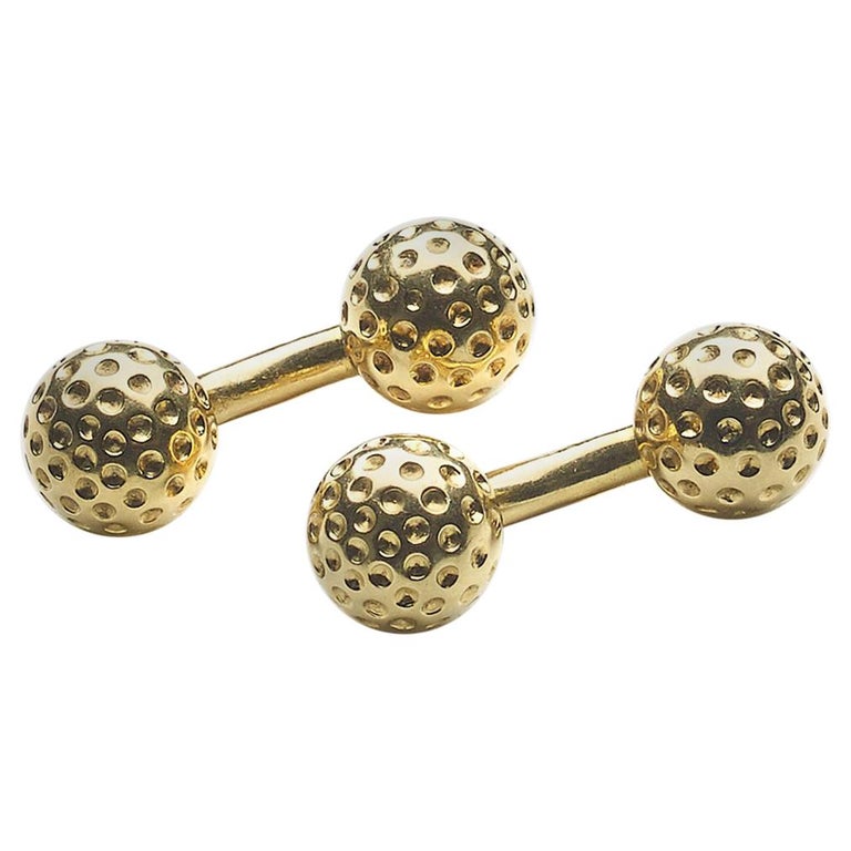 Hermès Golf Ball Cufflinks at 1stDibs