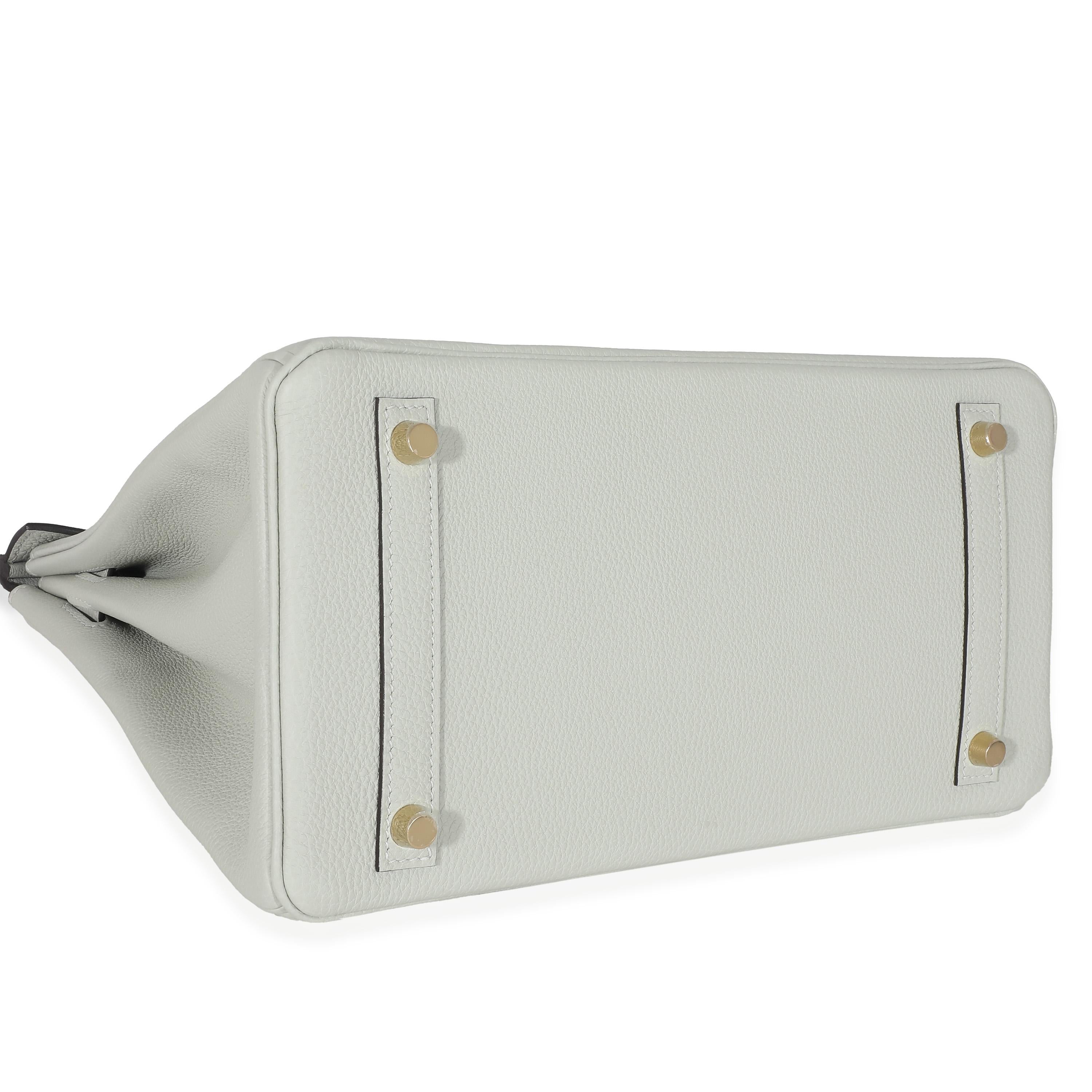 Hermes Gris Neve Togo Birkin 30 GHW For Sale at 1stDibs