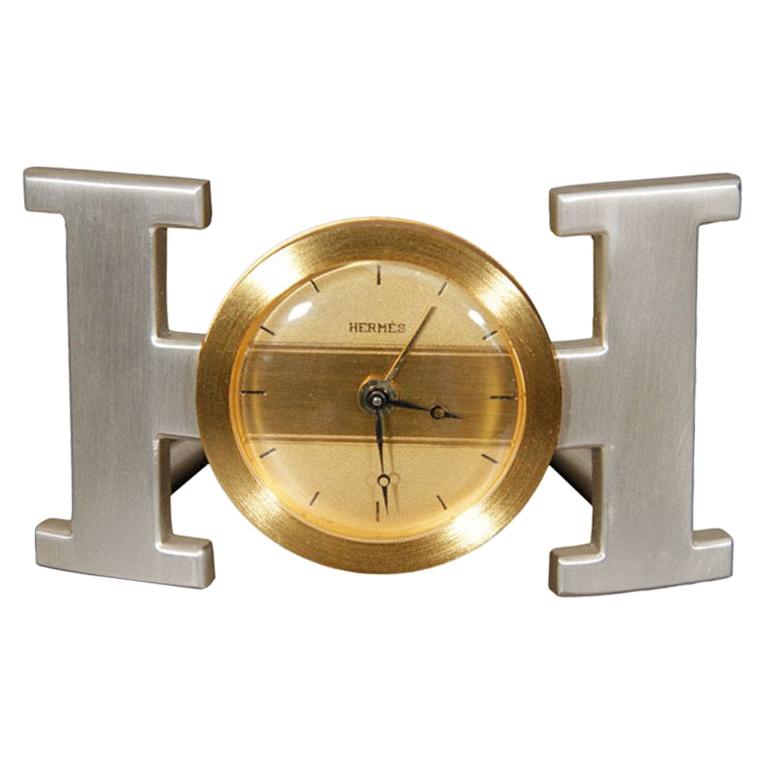 Hermes H Clock For Sale at 1stDibs