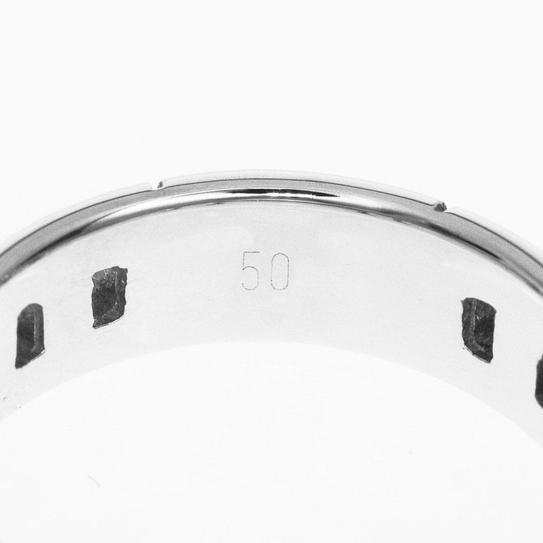 Hermes H Logo 18 Karat White Gold Hercules Ring at 1stDibs