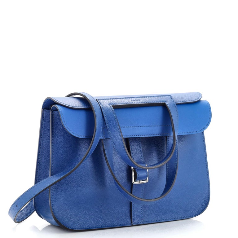 Hermes Halzan Bag Clemence 25 For Sale at 1stDibs