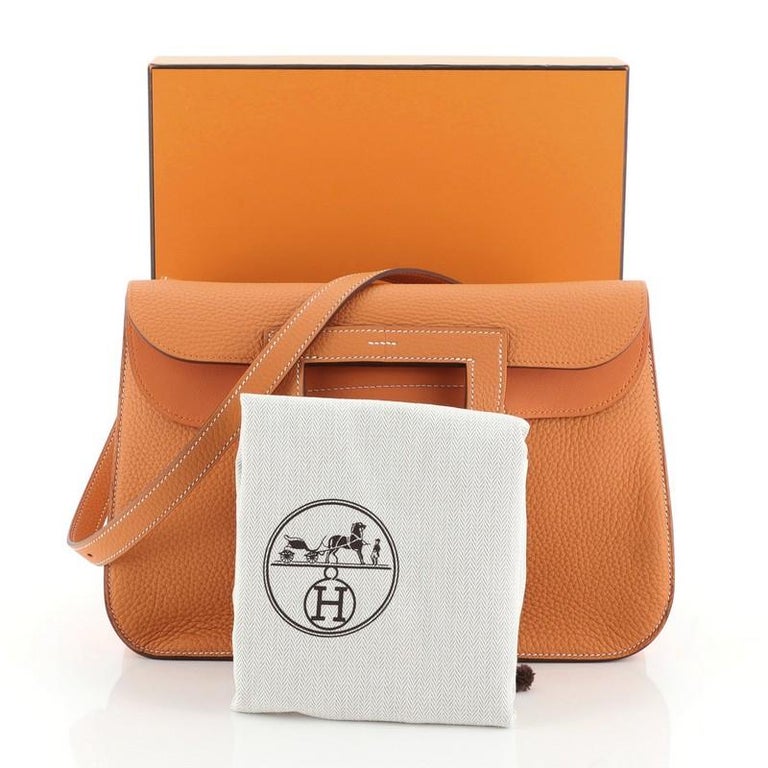 Hermes Halzan Bag Clemence 31 at 1stDibs