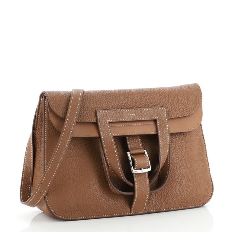 Hermes Halzan Bag Clemence 31 at 1stDibs | mini halzan