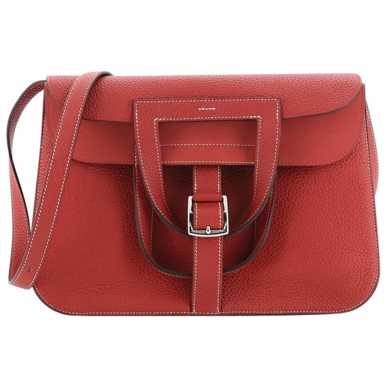 Hermes Halzan Bag Clemence 31 at 1stDibs