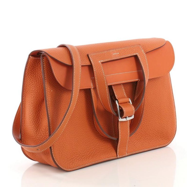 Hermes Halzan Handbag Clemence 31 at 1stDibs | hermes halzan 25
