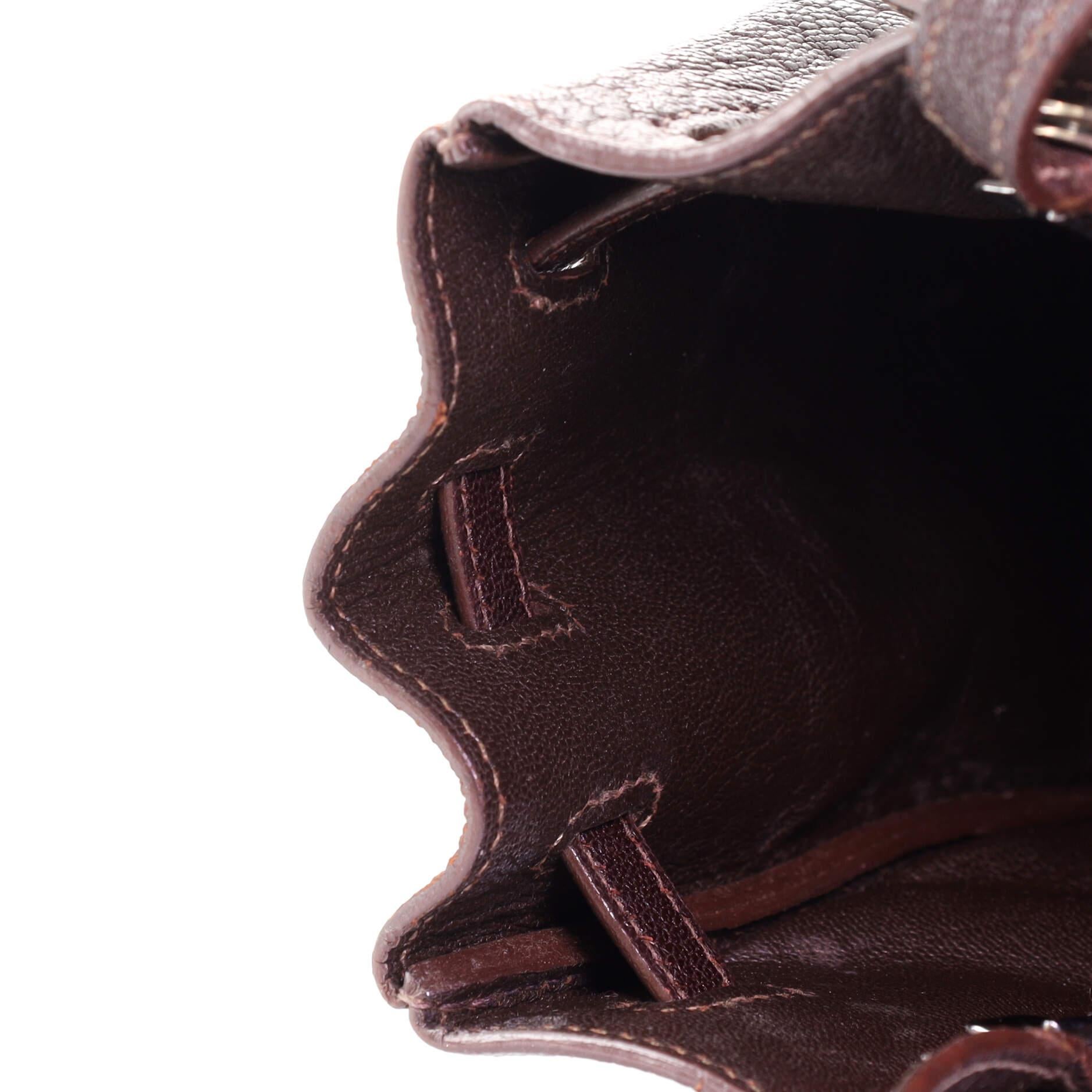Hermes Herbag Cabas Chevre de Coromandel MM at 1stDibs