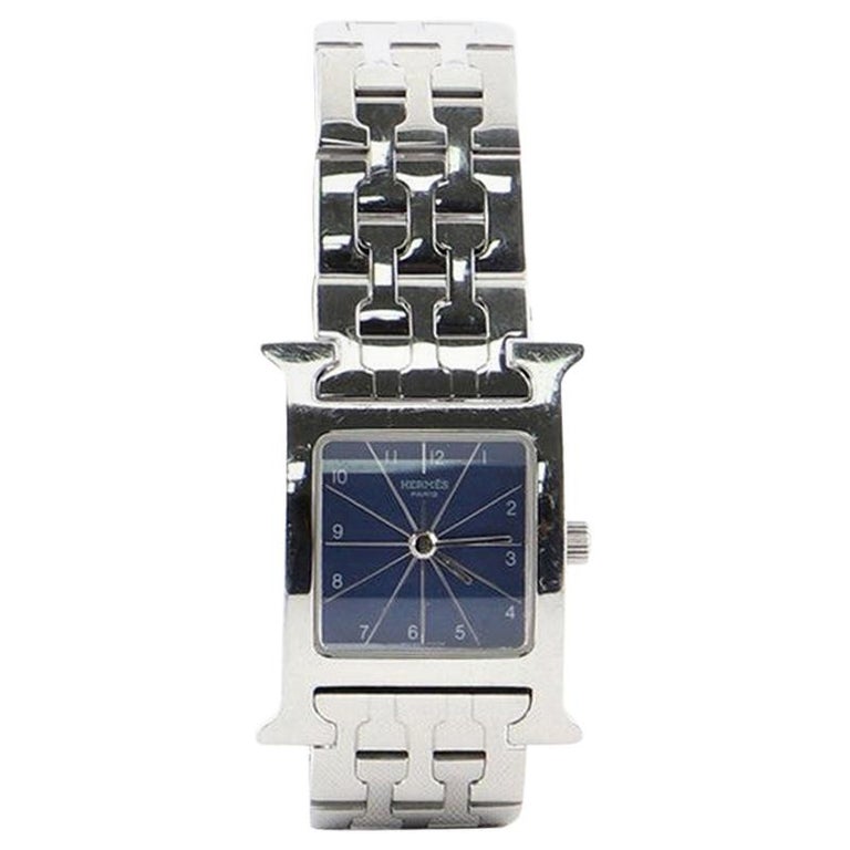 Hermès Heure H Quartz Watch Stainless Steel 21 at 1stDibs