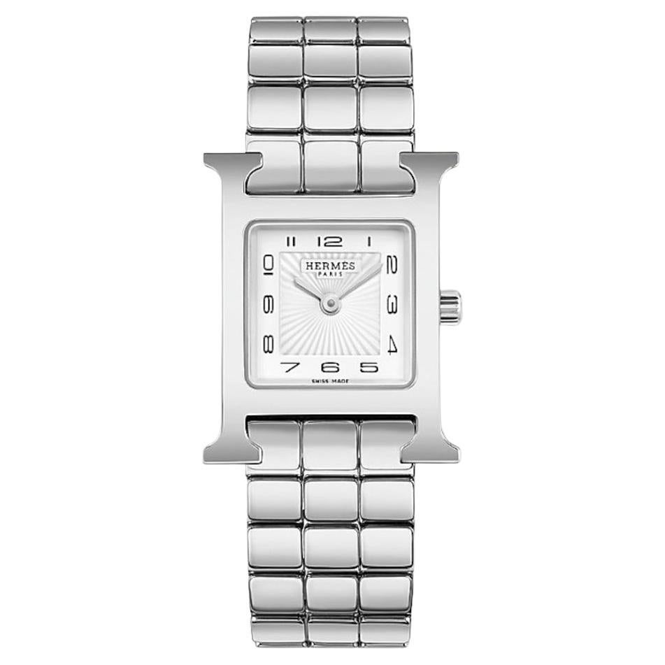 Hermes Heure H watch, Small model, 25 mm For Sale at 1stDibs
