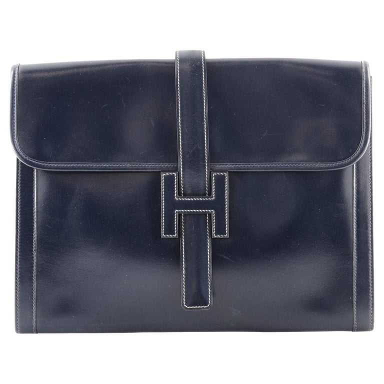 Hermes Jige Clutch Box Calf GM at 1stDibs