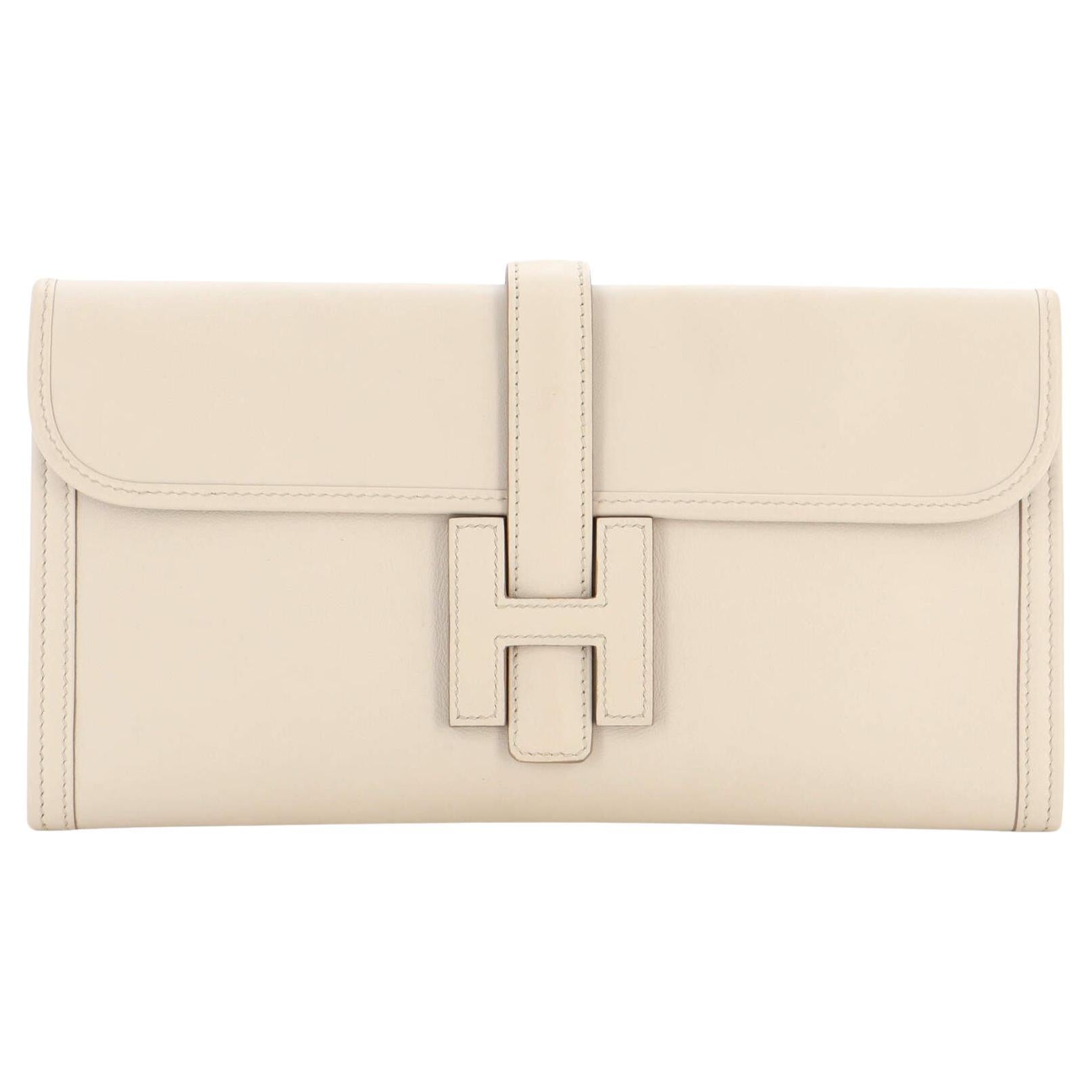 Hermes Jige Elan Clutch Swift 29 For Sale at 1stDibs