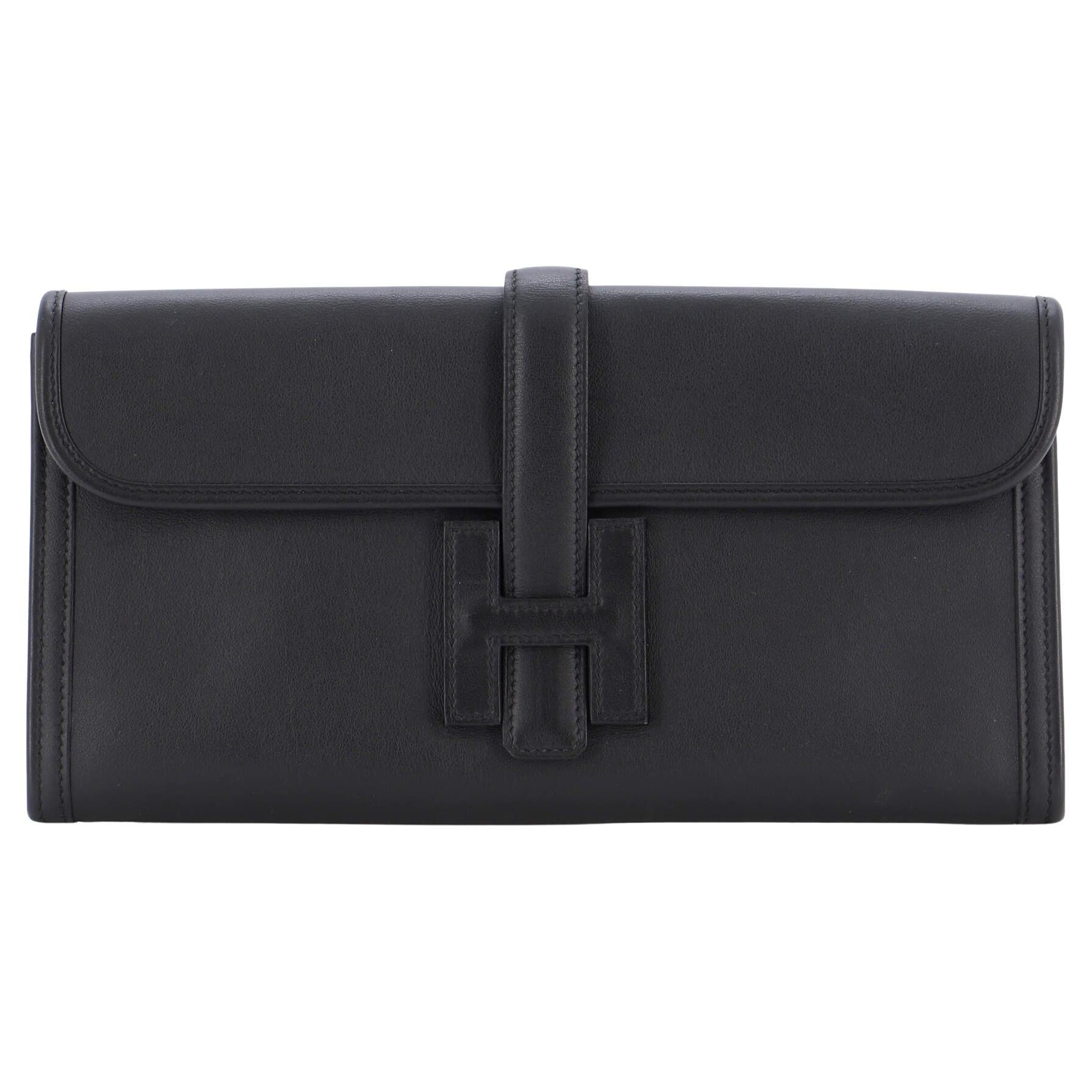Hermes Jige Elan Clutch Swift 29 For Sale at 1stDibs