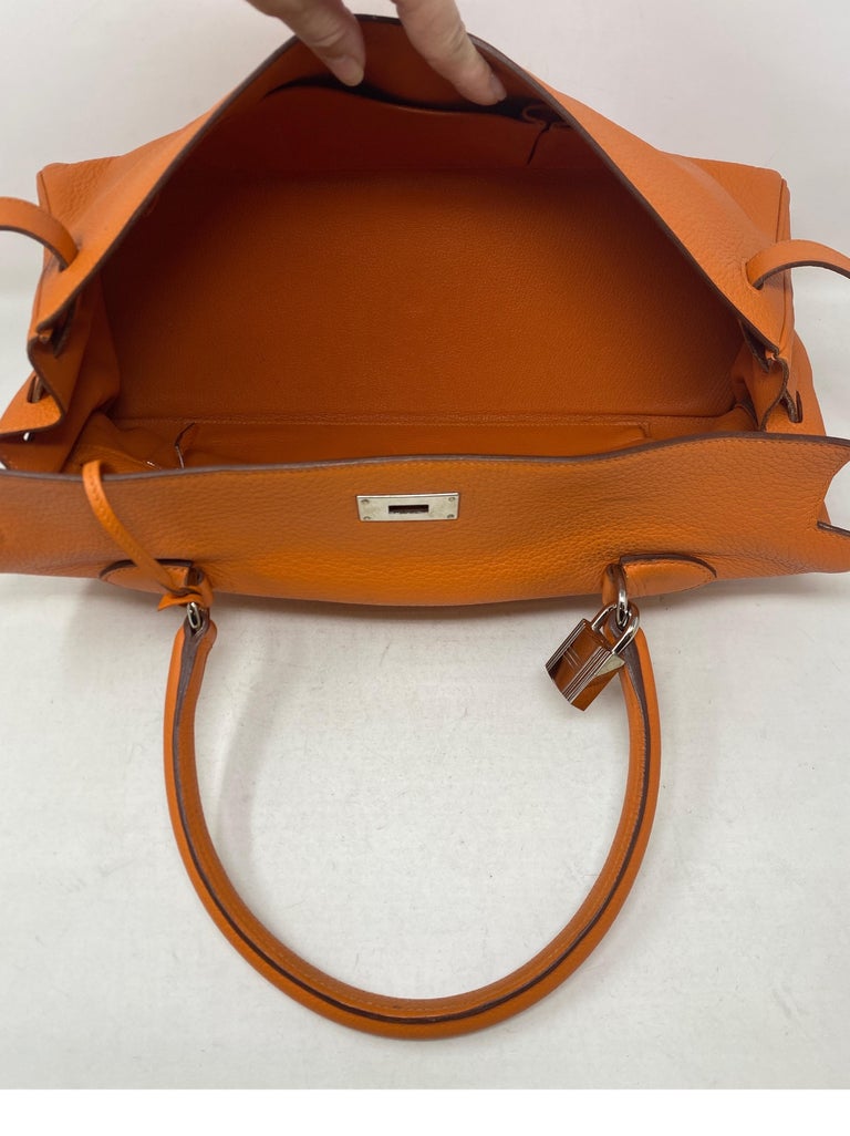 Hermes JPG Orange Shoulder Bag For Sale at 1stDibs