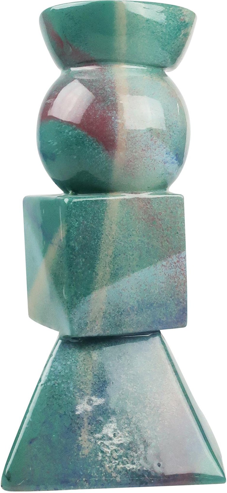 Post-Modern Sculptural Ceramic Vase For Sale at 1stDibs