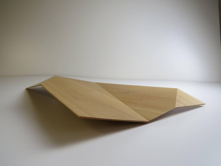 Modern Shell "Origami" Solid Wood For Sale at 1stDibs