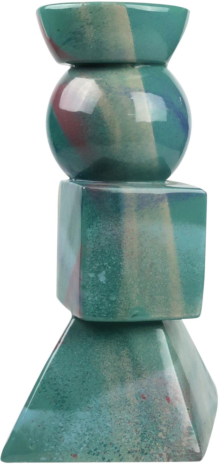 Post-Modern Sculptural Ceramic Vase For Sale at 1stDibs
