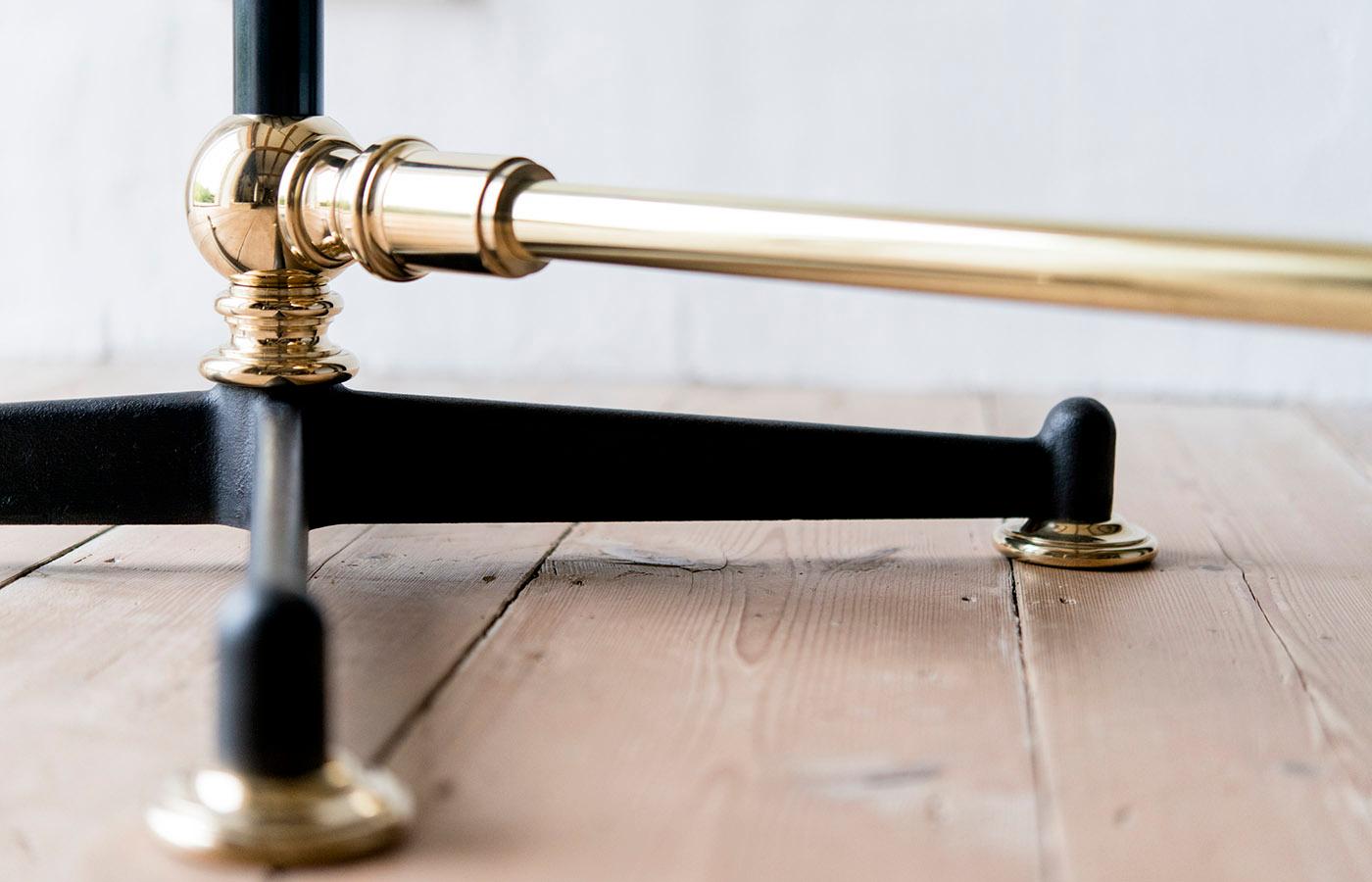 Free-Standing Clothes Rail/Clothes Rack, Solid Brass, Steel, Cast Iron ...