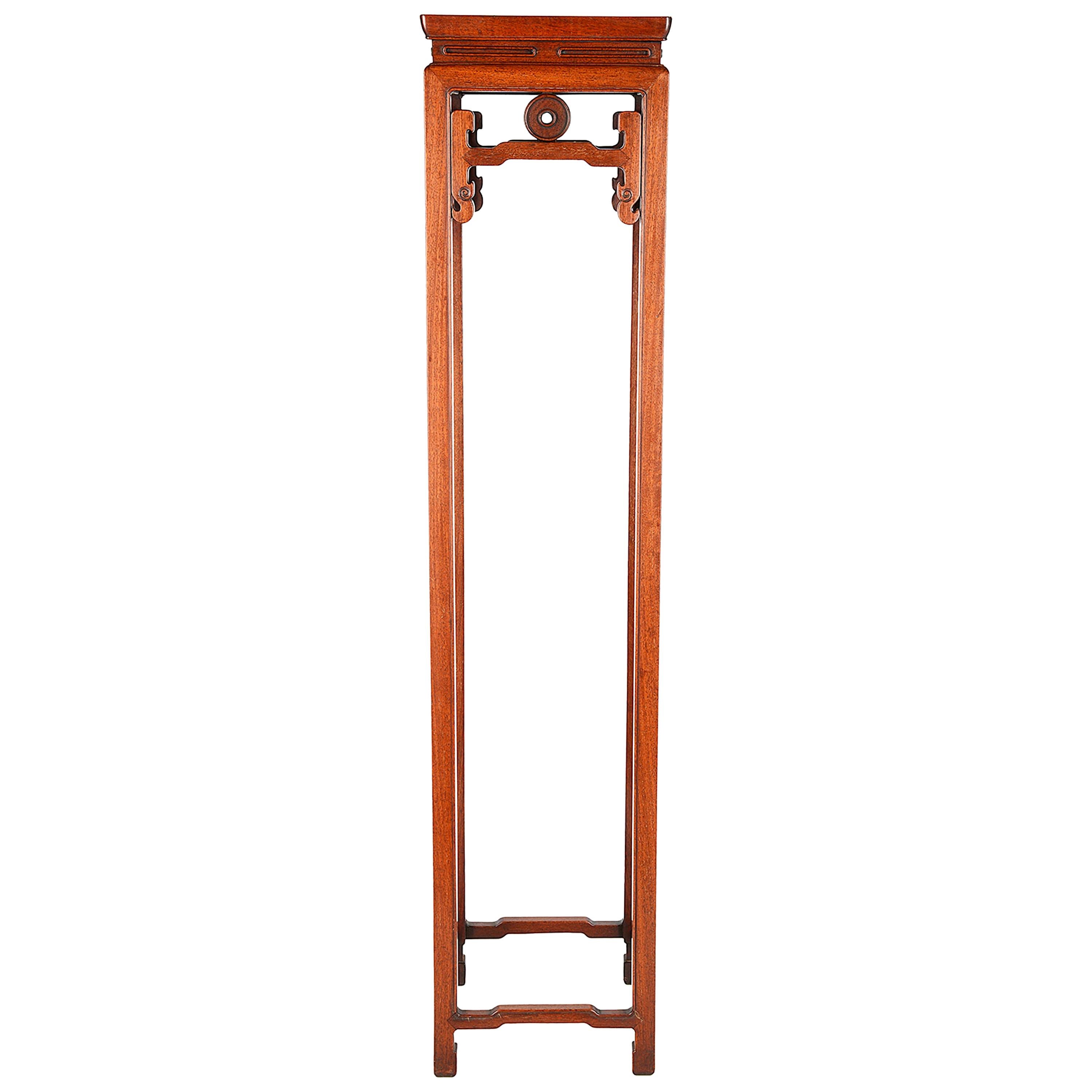 19th Century Chinese Hardwood Stand For Sale at 1stDibs