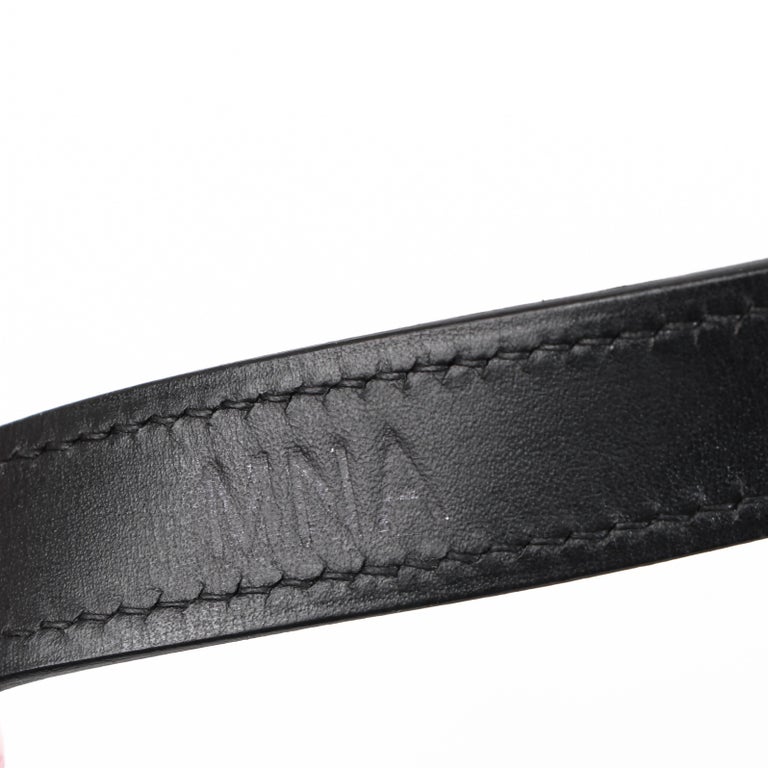 Hermès Kelly 32 Black Box Palladium Hardware For Sale at 1stDibs