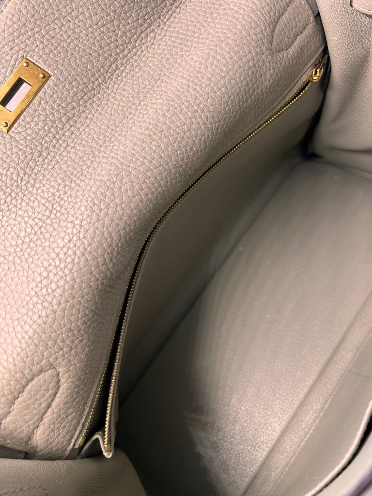 Hermes Kelly 32 Sauge Clemence Leather Retourne ghw For Sale at 1stDibs