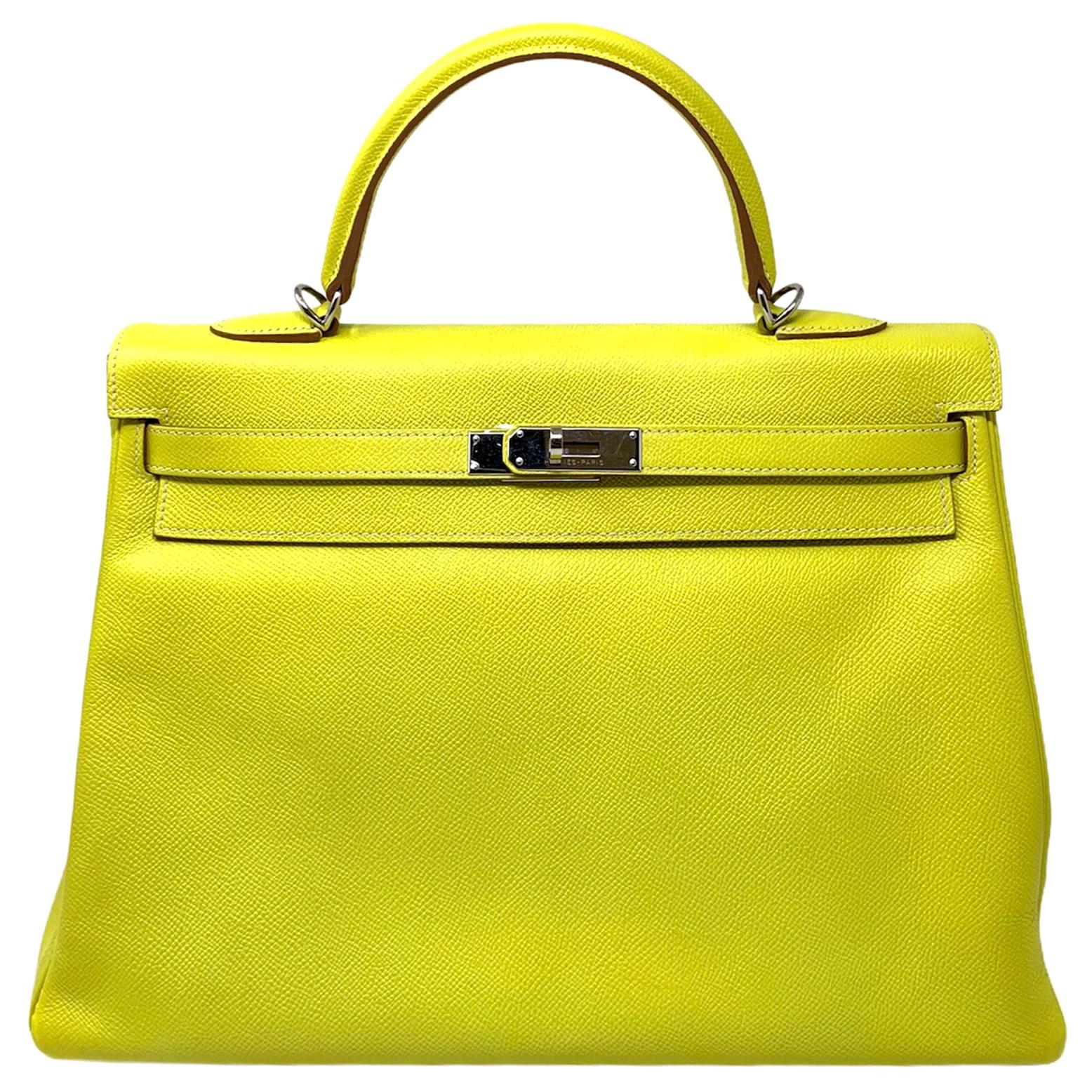 Hermès: KELLY 35 BAG IN LEATHER at 1stDibs