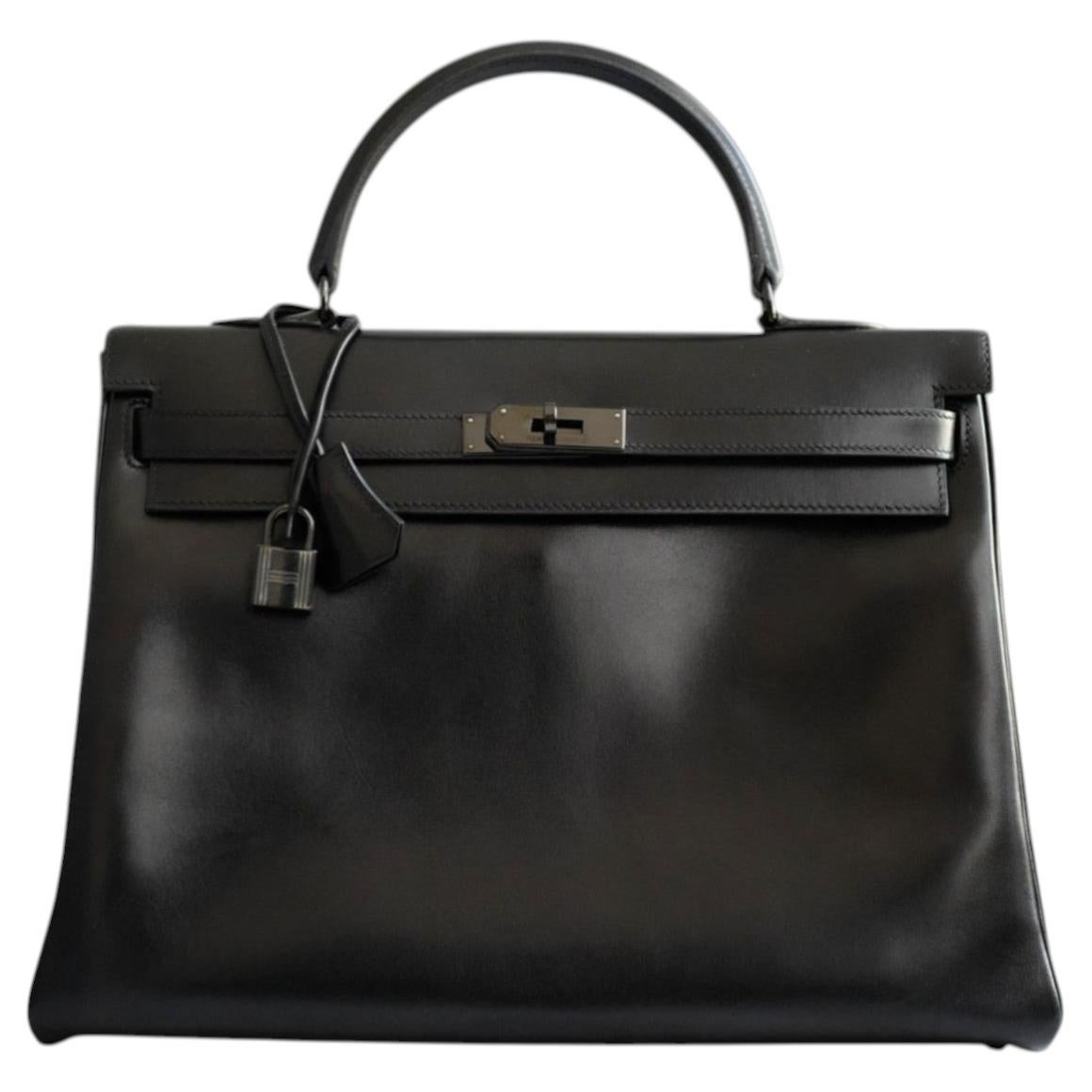 2010 So Black Birkin 35 For Sale at 1stDibs